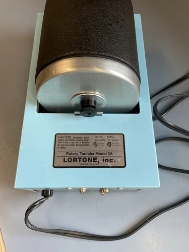3a Lortone Tumbler Gold Jewelry Silver Polishing Stone 3lb Barrel ...