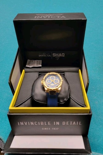INVICTA Aviator Lady 36mm Stainless Steel Gold Blue dial VH63 Quartz | eBay