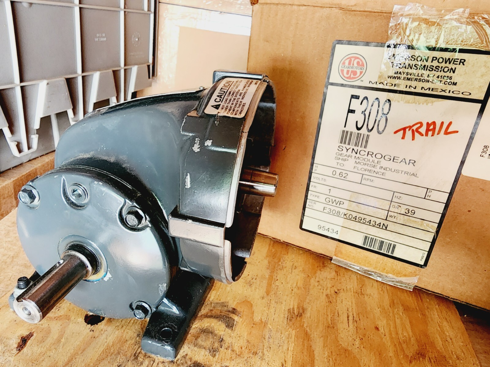 US Motors Syncrogear Module F308 Type GWP 39 Ratio | eBay