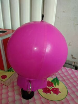latex inflatable mask with d ring and lock zip custom made | eBay