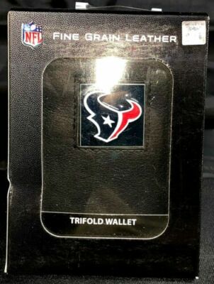 NFL Houston Texans Genuine Leather Tri Fold Wallet | eBay