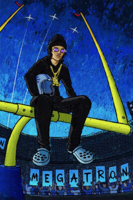 BabyTron American Rapper Megatron Music Album Wall Home Decor - POSTER ...