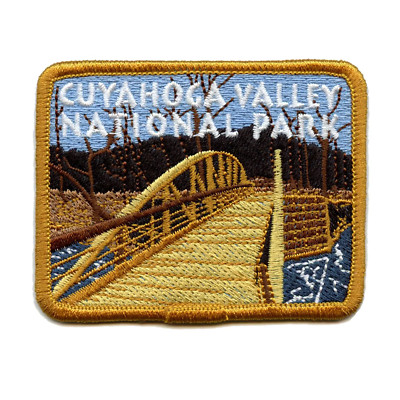 Cuyahoga Valley National Park Patch Ohio Towpath Trail Embroidered Iron ...