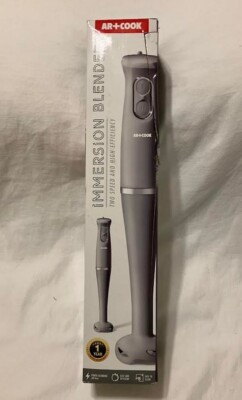 Immersion Blender Handheld Two Speed Corded -AR+Cook -NEW IN BOX | eBay