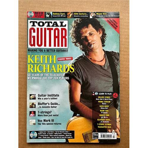 ROLLING STONES TOTAL GUITAR #67 MAGAZINE MARCH 2000 - keith richards COVER WITH | eBay