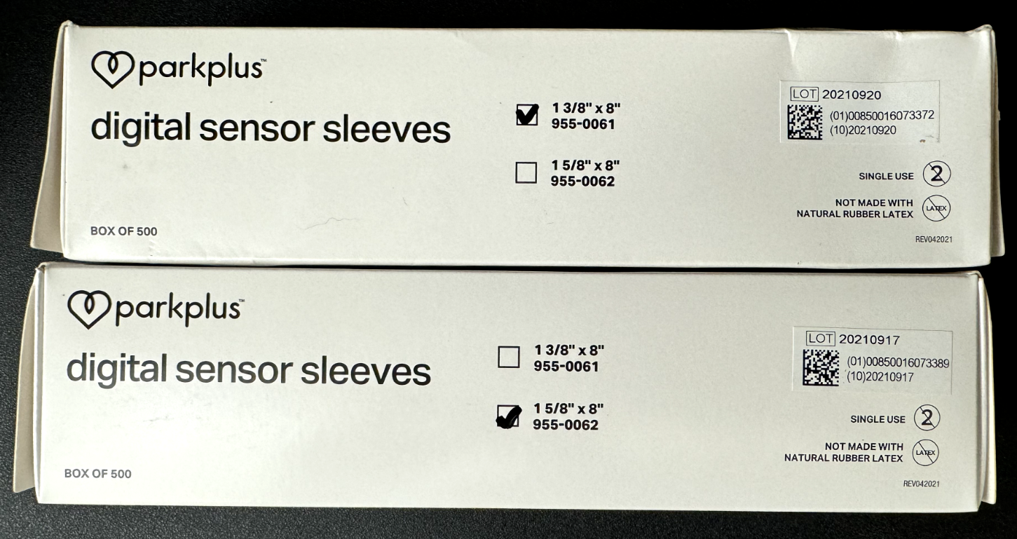 Premium Dental Digital X-Ray Sensor Sleeves Barrier Sheaths Size 1 or 2 ...