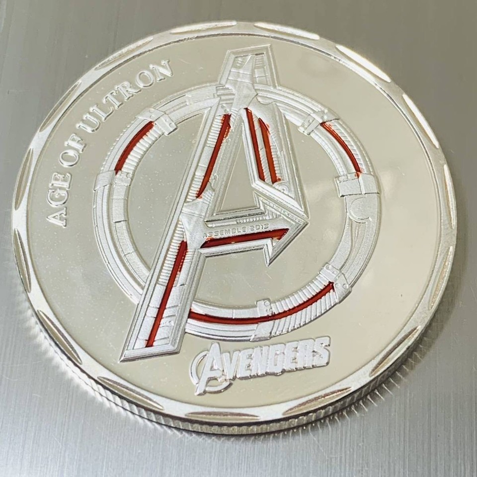 GU74 American Commemorative Medal Marvel Iron Man Challenge Coin Lucky ...