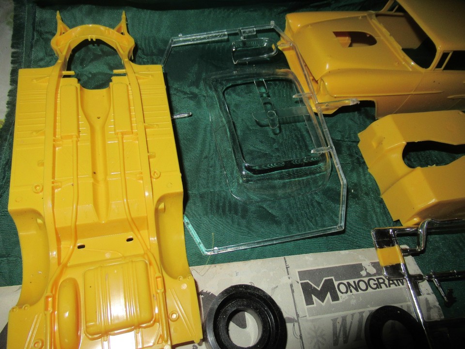 Vintage 1973 Monogram 1/24th "Badman" 1955 Chevy Bel Air Hardtop Open ...