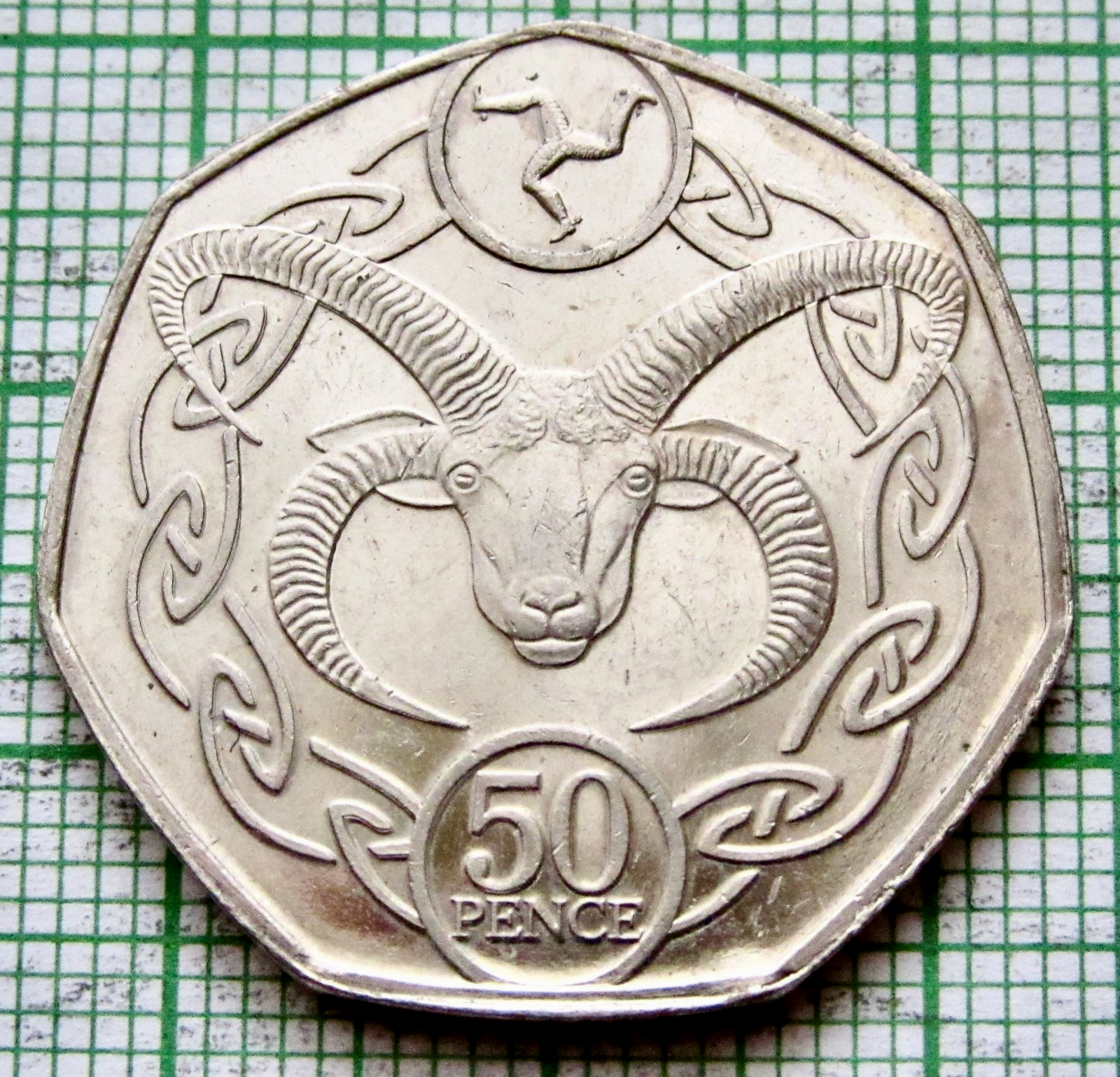 ISLE OF MAN Elizabeth II 2021 50 PENCE, Manx Loaghtan - Horned Ram | eBay