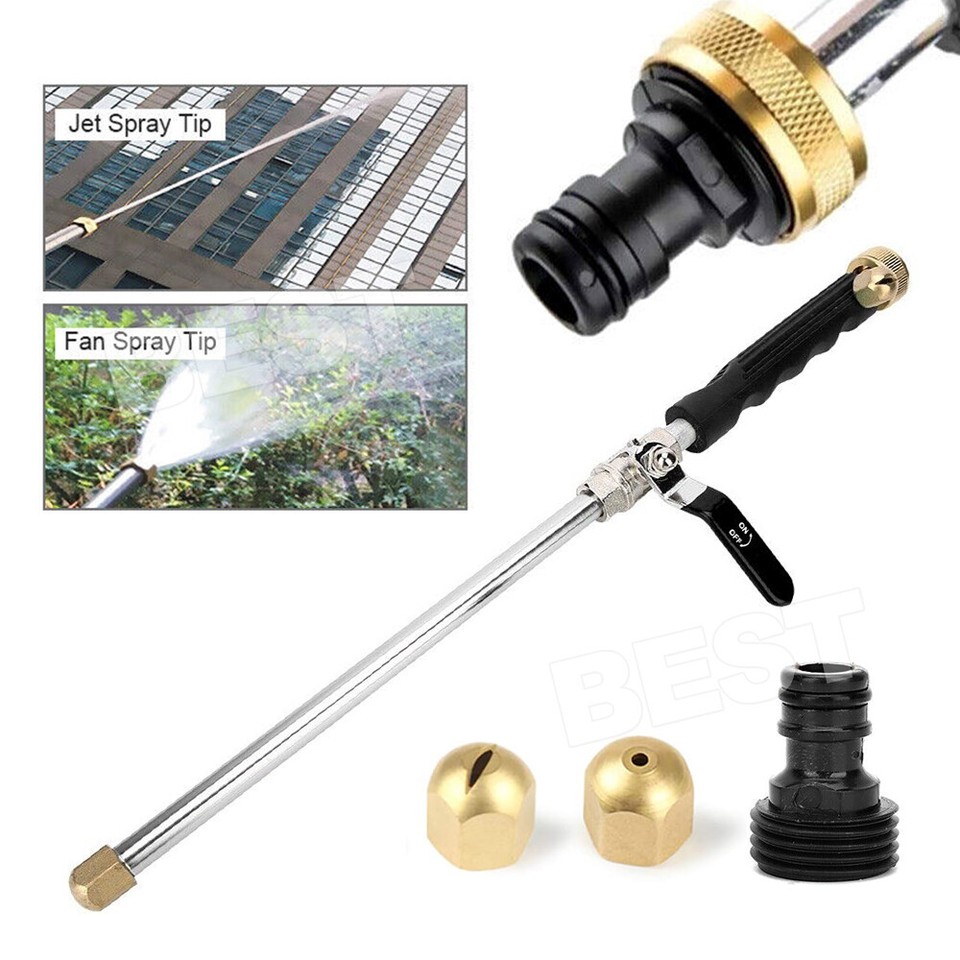 High Pressure Power Water Sprayer Gun Garden Hose Nozzle Car Clean ...
