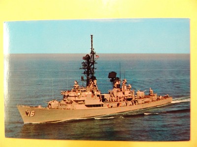 USS Joseph Strauss DDG-16 guided missile destroyer ship vintage ...