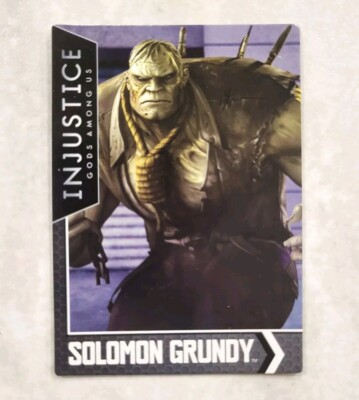 INJUSTICE GODS AMONG US ARCADE 27/100 Card SOLOMON GRUNDY COMICS SERIES ...