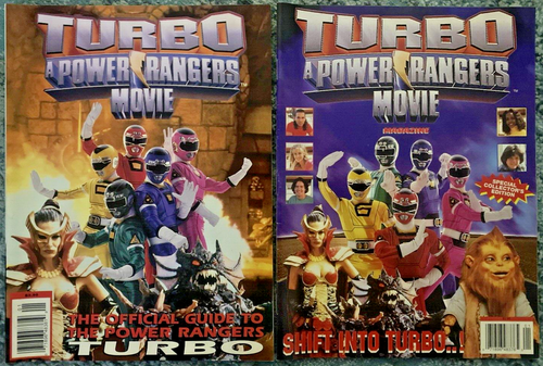 Lot of 2 Power Rangers Magazines Turbo Movie The Official Guide and ...