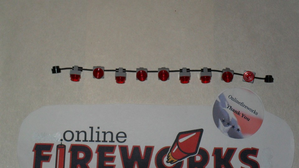 Lego 10216 10199 Winter Custom Christmas Black Light String Set Red ...