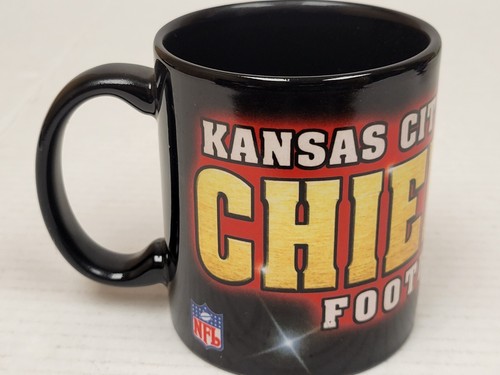 NFL Kansas City Chiefs - 11oz Ceramic Coffee Cup, New (Black - Set of 2 ...