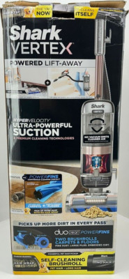 Shark Vertex AZ2002 Duo-Clean Powered Lift-Away Upright Vacuum Cleaner ...