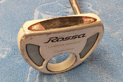 TAYLORMADE ROSSA CORZA GHOST 34" PUTTER, NEW PUTTER GRIP, RIGHT-HANDED ...