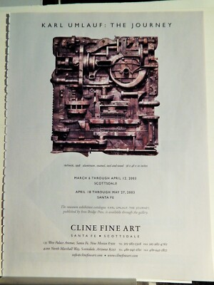 KARL UMLAUF / JOEL KERMARREC ART PIECES ORIG VTG 2003 ADVERTISEMENT, | eBay
