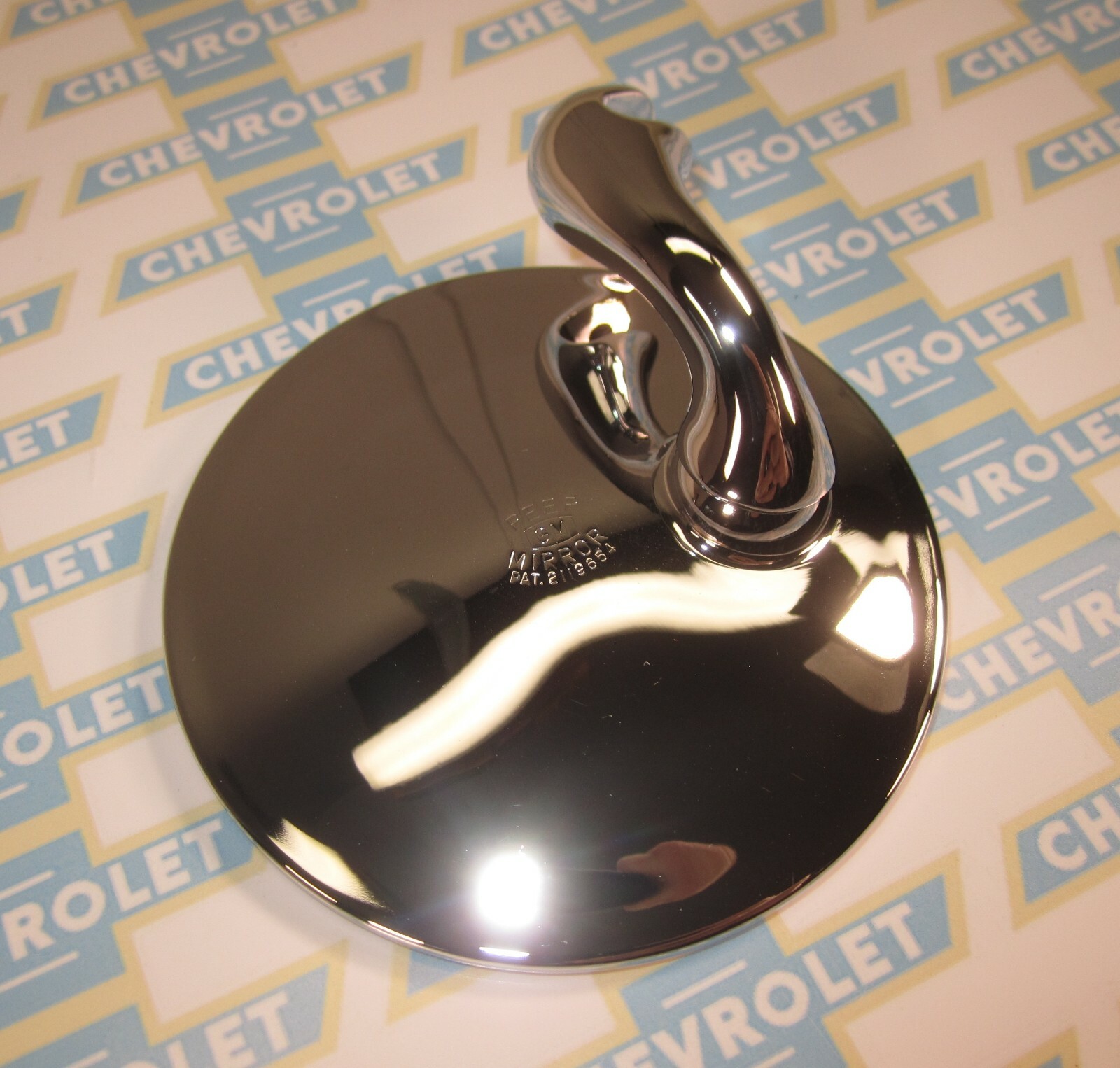 1934-1954 Chevrolet "GM Peep Mirror" Accessory Reproduction Embossed ...