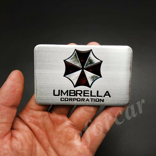 2x Resident Evil Umbrella Corporation Car Trunk Emblem Badge Decal ...