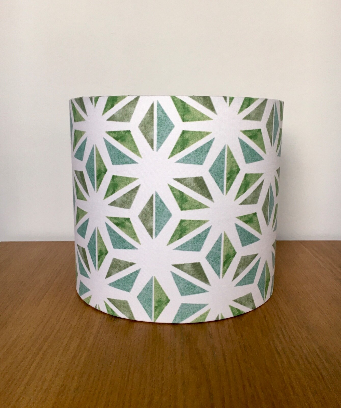 Handmade Lampshade Green Geometric Pattern Ceiling Pendant Table Lamp ...
