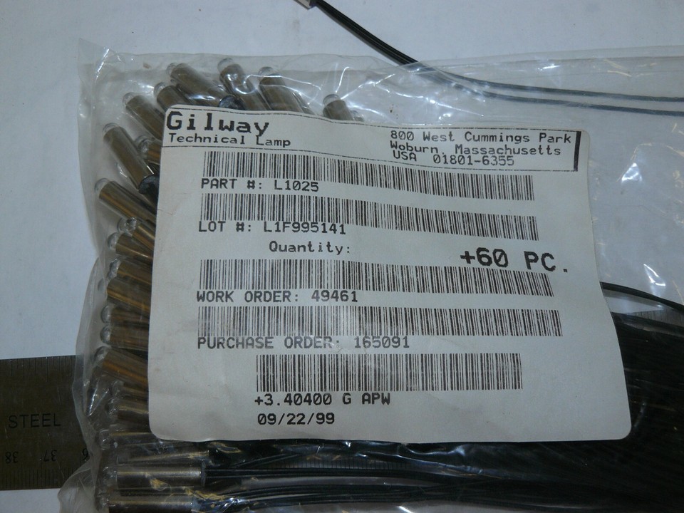 Gilway L1025 Focused Lens-End Lamp 5 Volt .240 Amp 1200 Lux 10,000 HRS ...