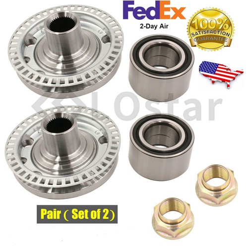 Pair(2) Front Wheel Hub & Bearing Fits Volkswagen Golf Jetta Passat ...