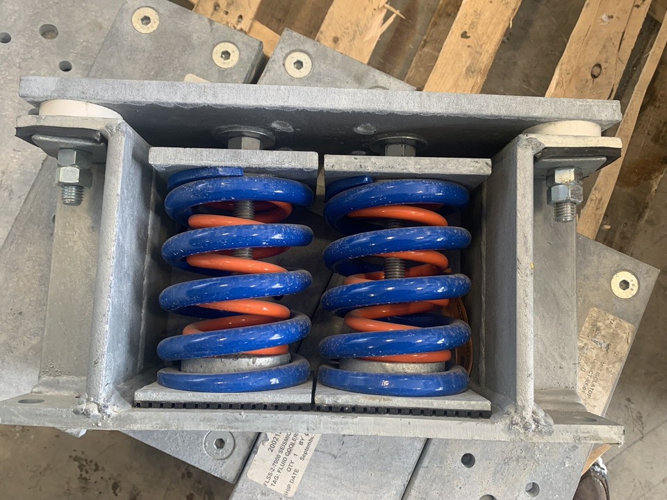 KINETIC FLSS-2-7000 SEISMIC CONTROL DUAL SPRING VIBRATION ISOLATOR- NEW ...