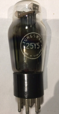 Tungsram Uk Made 1D6, 25Z5, 25Y5 half-wave rectifier valve (B795) | eBay UK