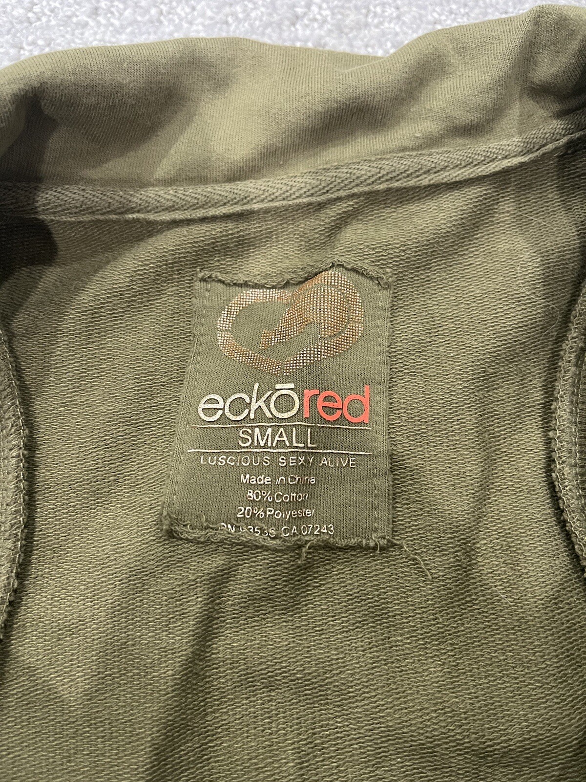 Ecko Red Sleeveless Jumpsuit Women Size S Deep Sage | eBay UK