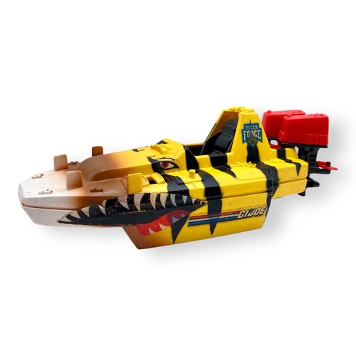 Gi Joe 1986 Tiger Force Tiger Fish Vehicle Canada Release with Decals ...