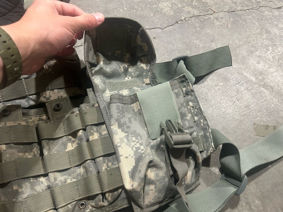 Tactical Tailor ACU/UCP MAV Load Bearing Chest Rig With Pouches, Yoke ...