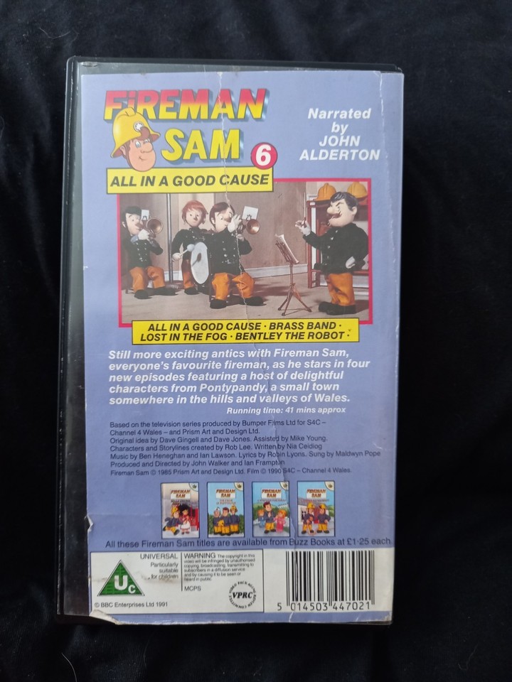 Fireman Sam 6 - All In A Good Cause (VHS/H, 1991) | eBay UK