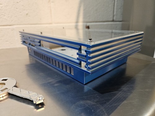 PS2 Playstation 2 custom *Shell ONLY* SCPH 30001 R w/Acrylic clear Top ...