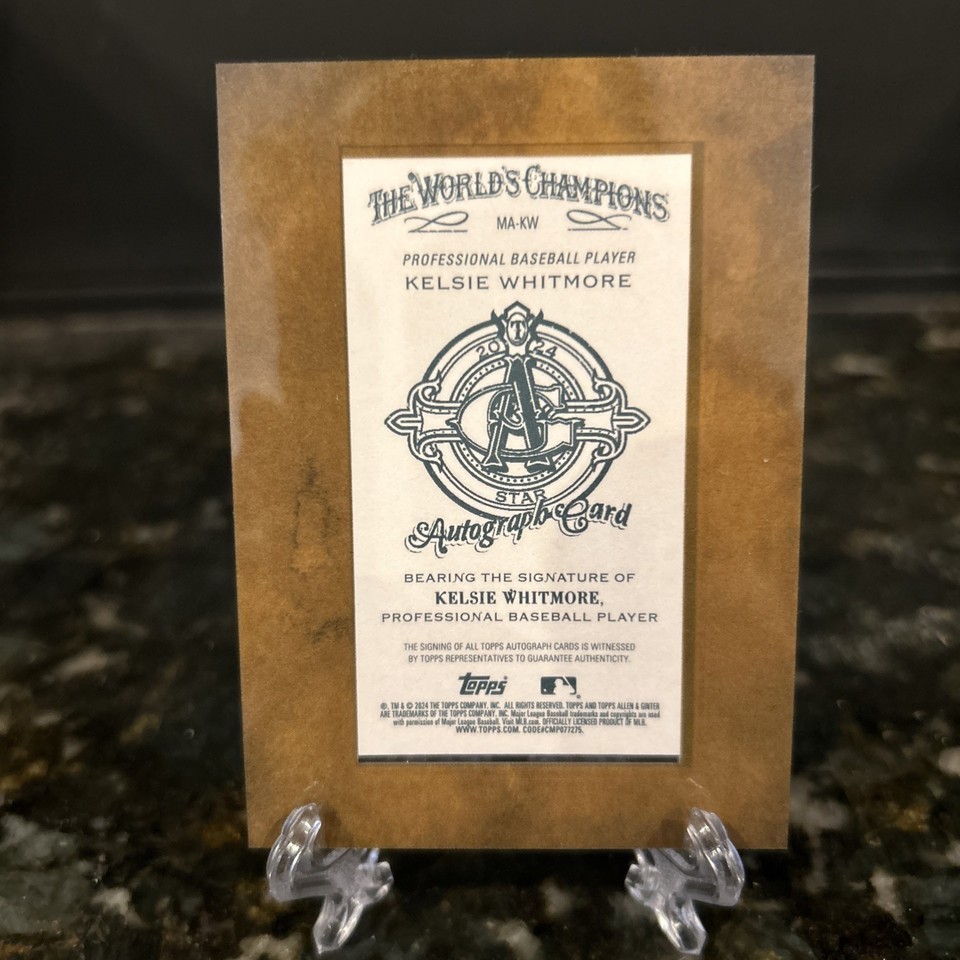 2024 Topps Allen & Ginter - Mini Non-Baseball Autographs Kelsie ...