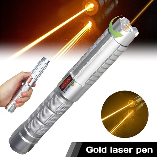 591nm Strong Beam Laser Pointer Pen Golden Yellow High Power Wicked ...