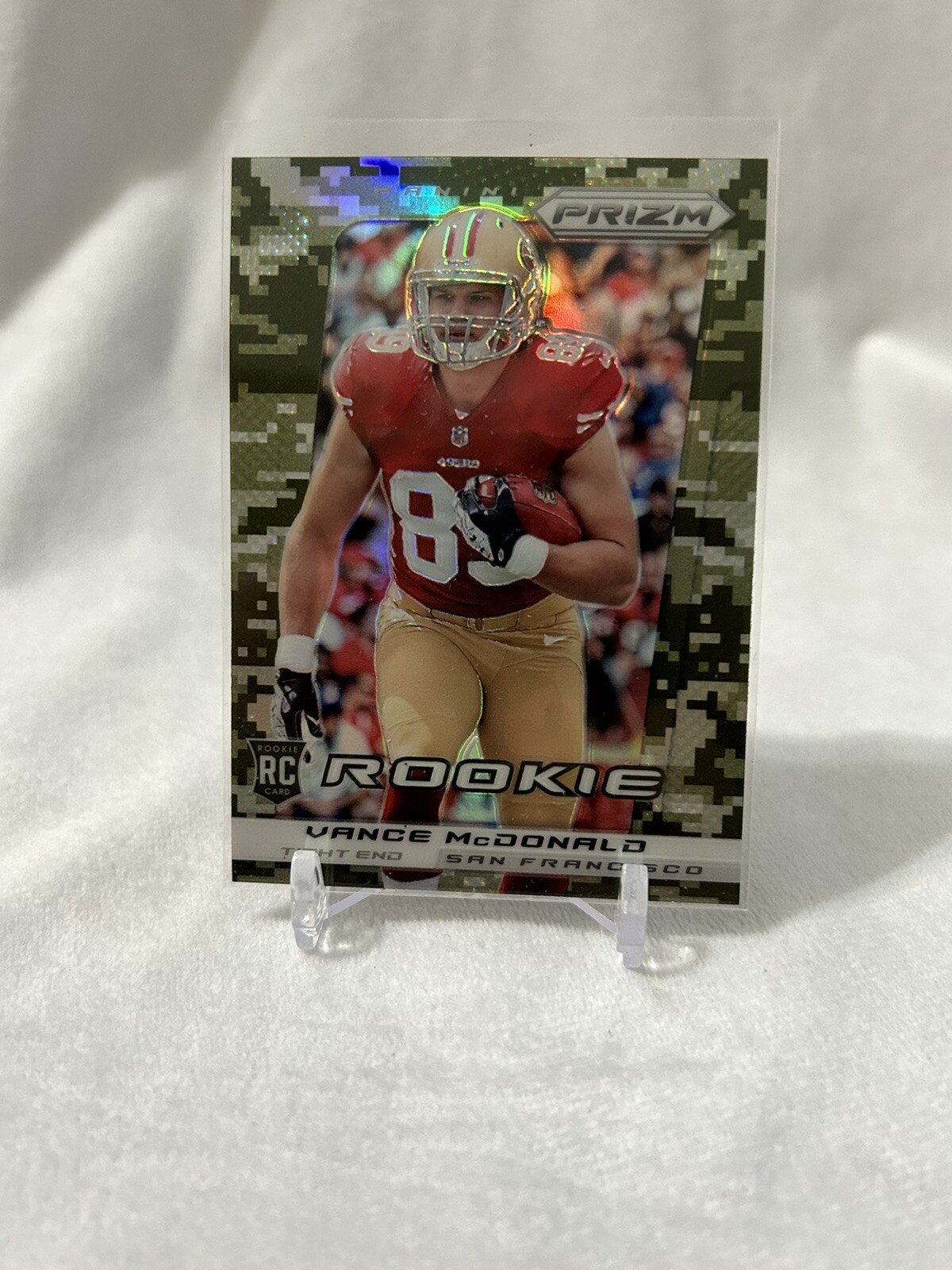 2013 Panini Prizm - Vance McDonald #297 Camo Prizm (RC) for sale online ...