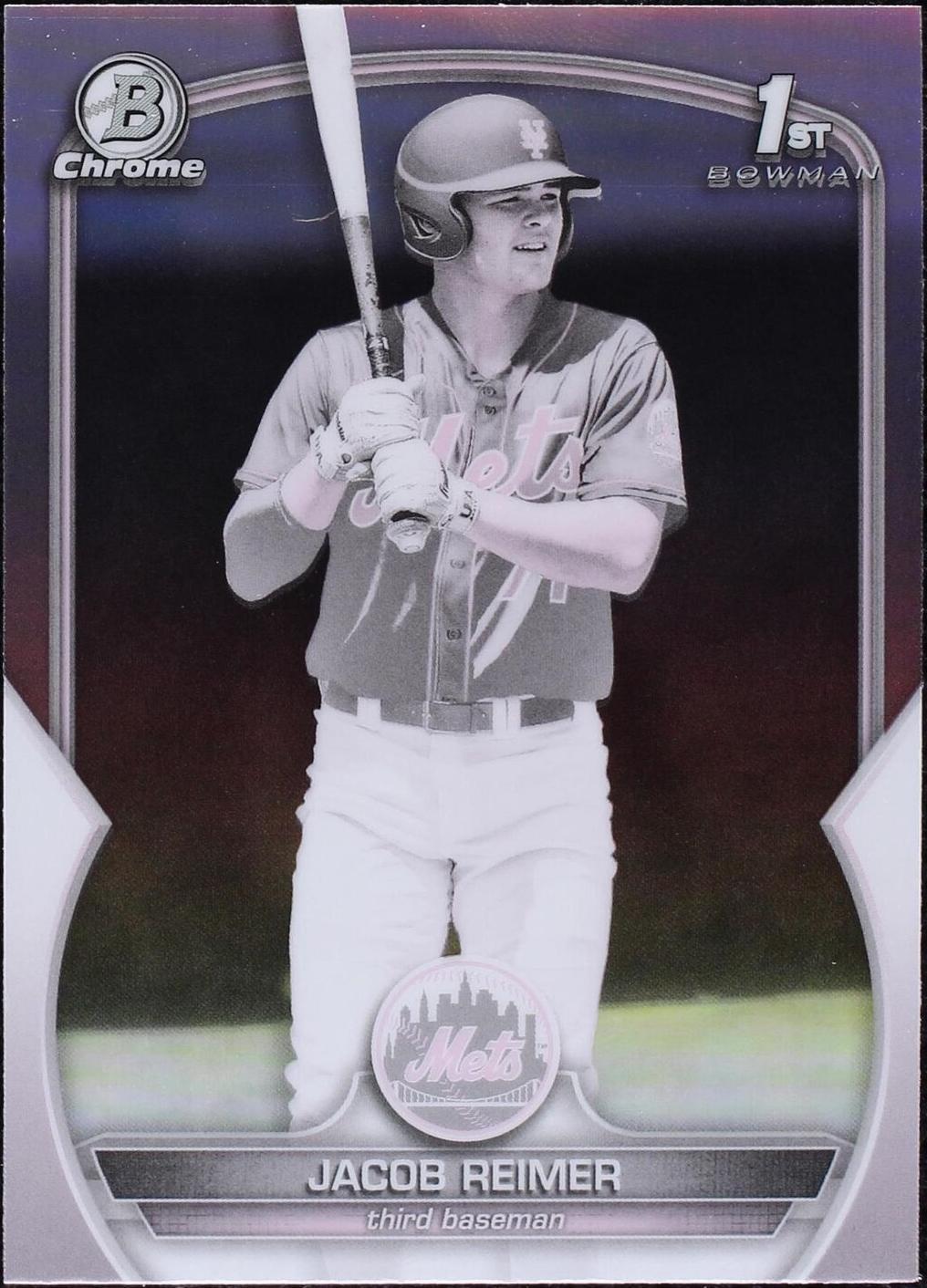 2023 Bowman Chrome - Prospects Jacob Reimer #BCP-181 Pearl Refractor ...