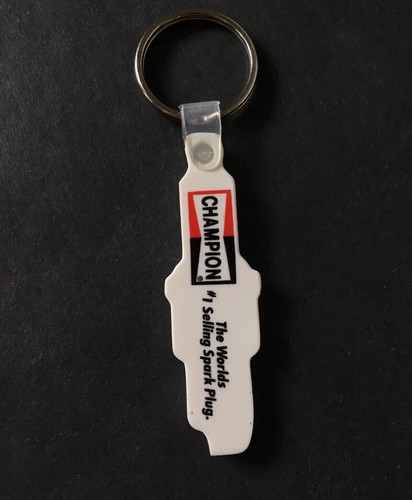 Vintage Keychain CHAMPION SPARK PLUG Key Fob Ring WESTERN AUTO PARTS ...