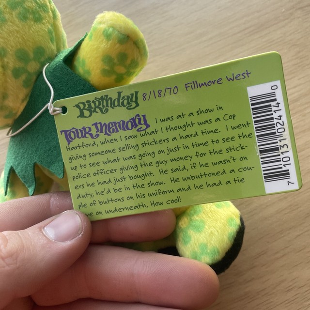 Grateful Dead Bean Bear Liquid Blue Doodah Man Series 3 Edition 1999 ...