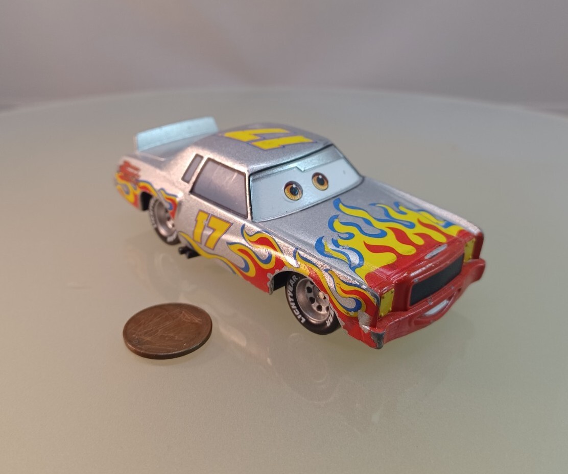 2010 Disney Pixar Color Changers Car Darrell Cartrip Carded NIP