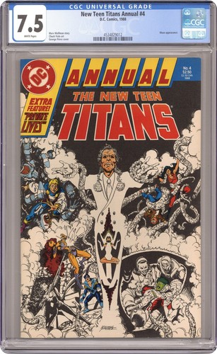 New Teen Titans New Titans Annual #4 CGC 7.5 1988 4534829012 | eBay