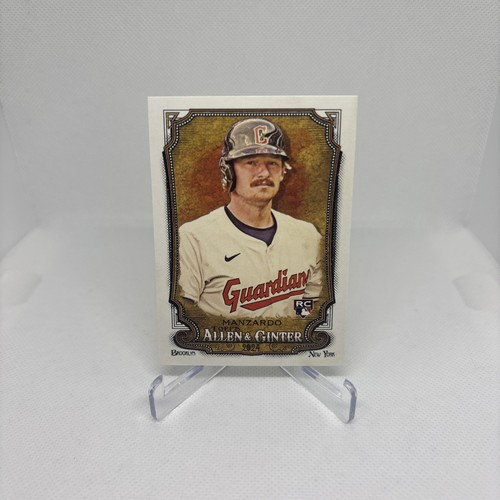 2024 Topps Allen & Ginter #167 Kyle Manzardo Rookie Cleveland Guardians ...
