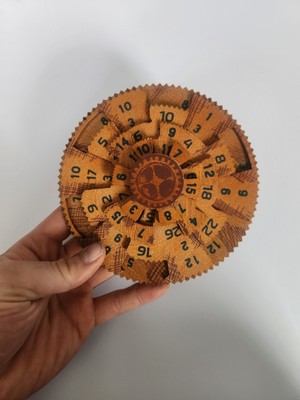 TRUE GENIUS MAYAN CALENDAR WOOD BRAINTEASER PUZZLE | eBay
