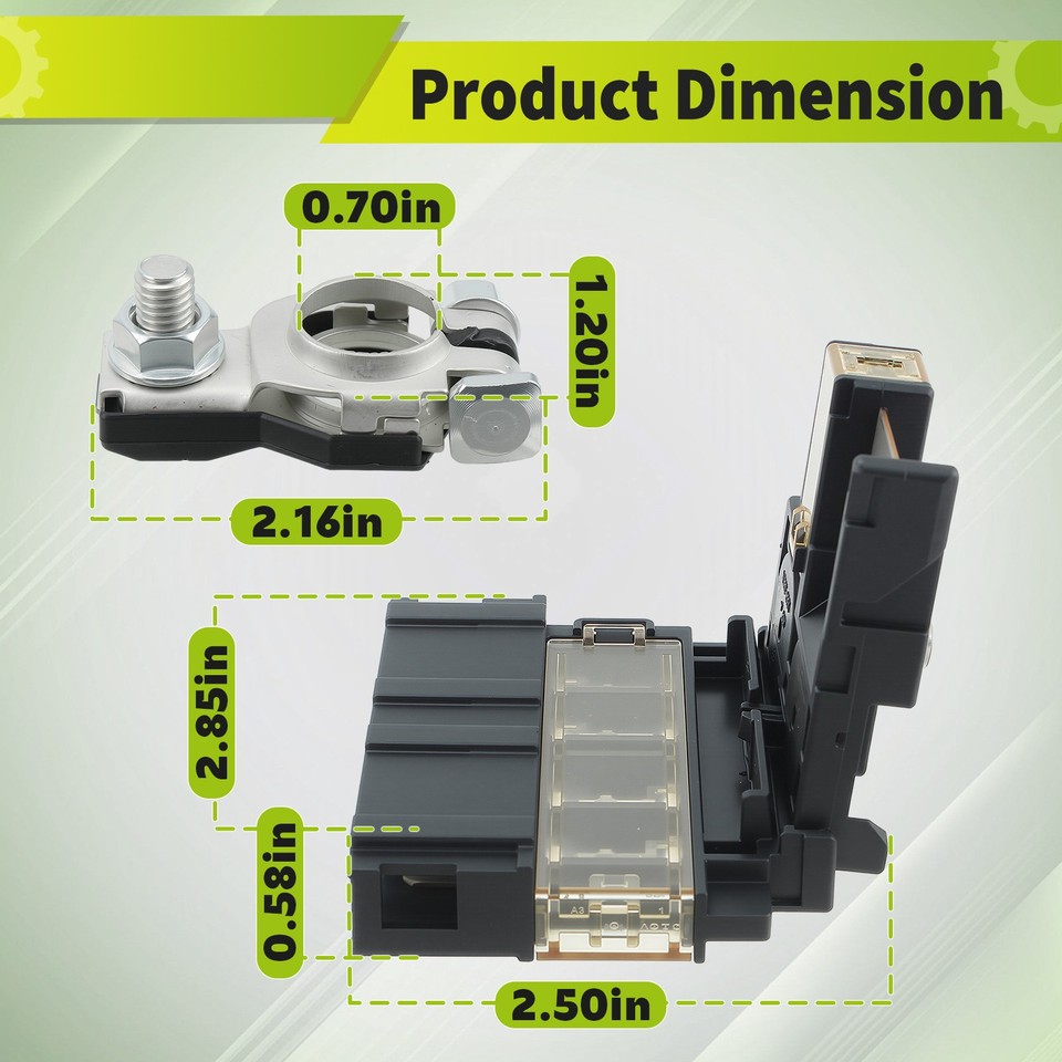 Combo Positive Battery Terminal + Fuse Link Connector for EX35 EX37 G35 ...