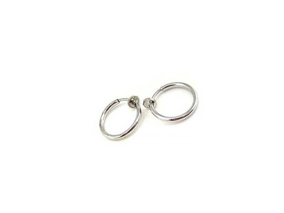 1 Pair Spring Clip On Hoops Earrings ½" or 13MM 9 Colors Men Women | eBay
