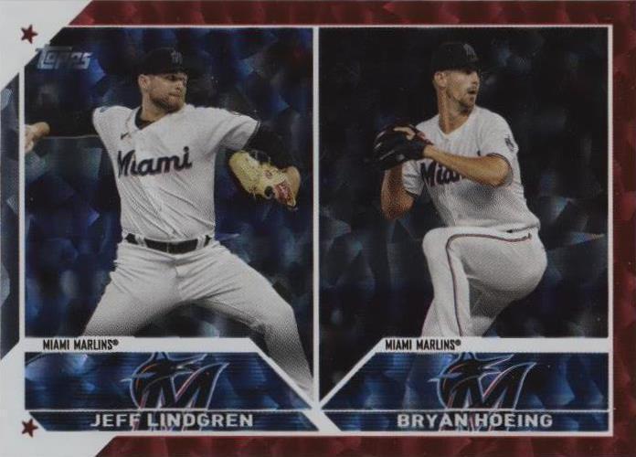 2023 Topps Update Series - Rookie Combos Jeff Lindgren, Bryan Hoeing # ...