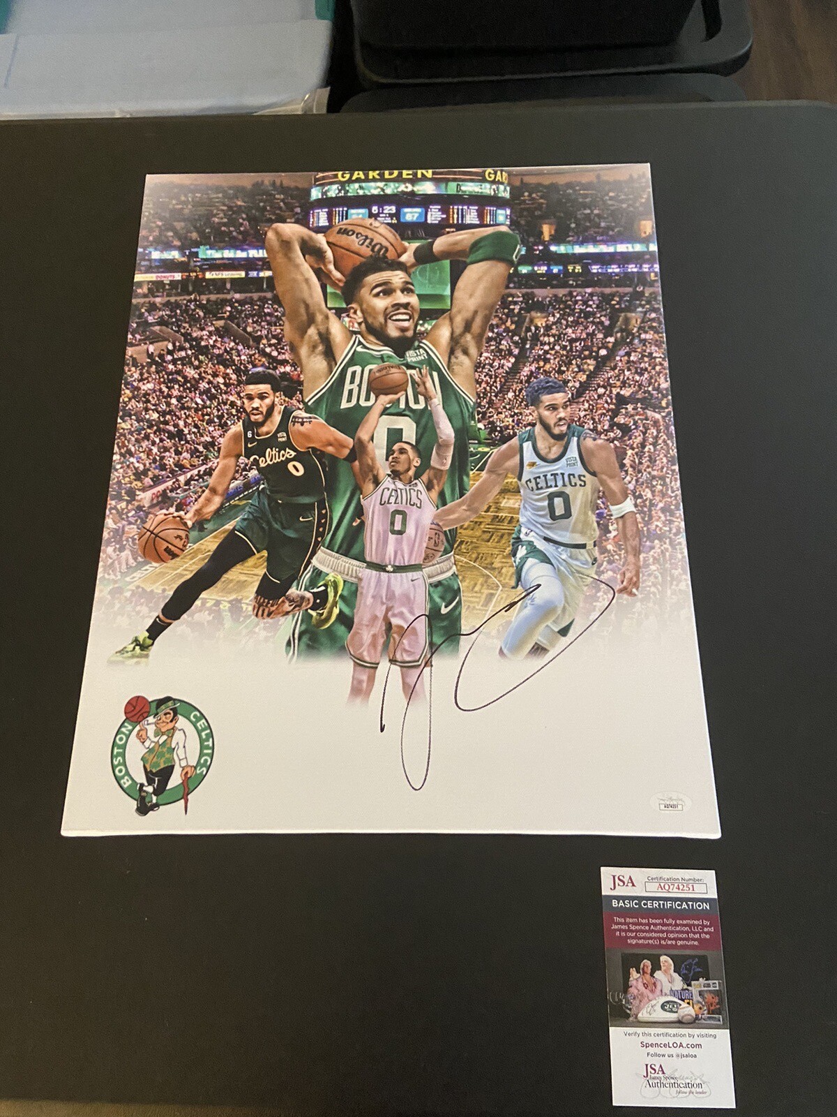 Jayson Tatum Autographed Memorabilia | Signed Photo, Jersey ...