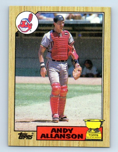 1987 Topps Andy Allanson Rookie Cleveland Indians #436 | eBay