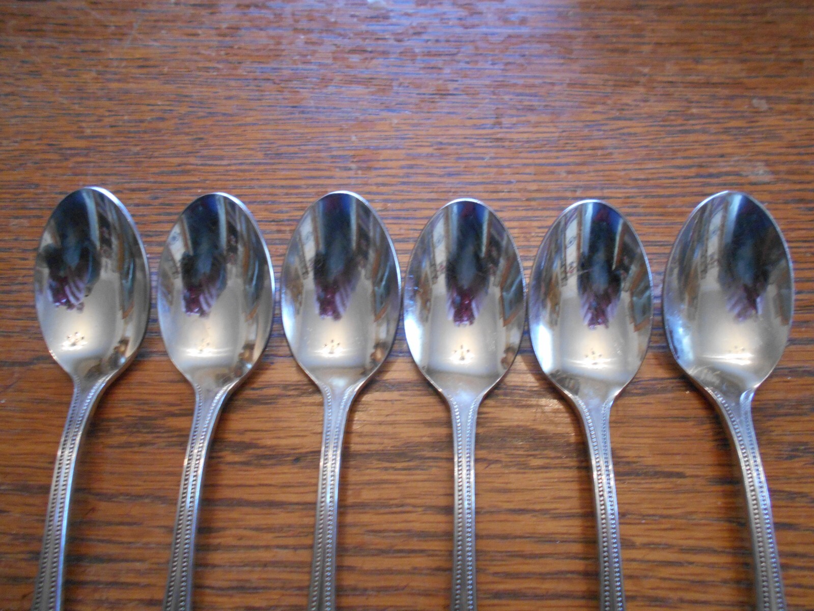 6 F B Rogers KNIGHTSBRIDGE Pattern Stainless 18/8 Teaspoons 5912 | eBay